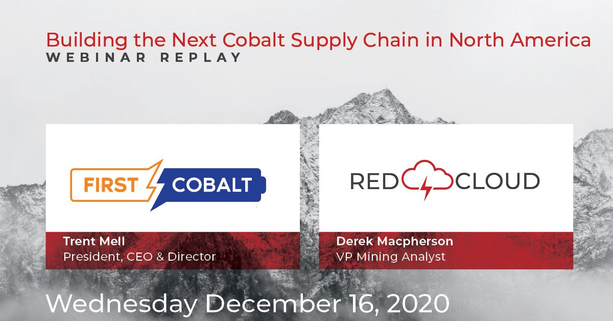 First Cobalt - Building the Next Cobalt Supply Chain in North America ...